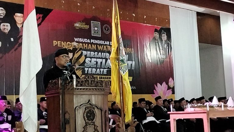 Pengesahan Aman 2 Kloter oleh PSHT Cabang Sragen - Persaudaraan Setia Hati Terate